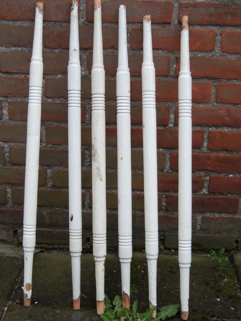 Houten trapspijlen 500.10.100309 – Leen – Oude bouwmaterialen, 5000 ...