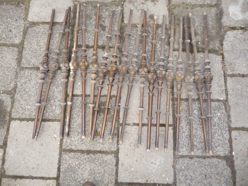 Trapspijlen set 500.10.101043 – Leen – Oude bouwmaterialen, 5000 oude ...